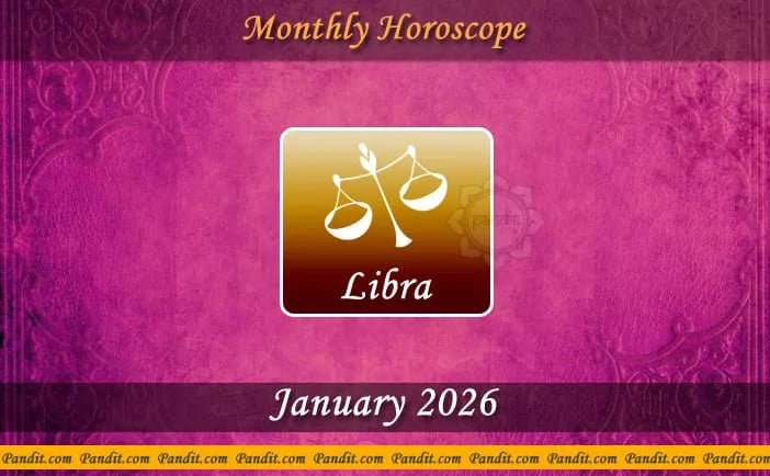 Libra Monthly Horoscope For January 2026 - Pandit.com