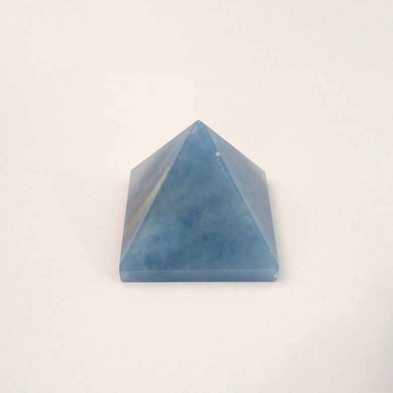 Blue Calcite Crystal Pyramid – Pandit.com