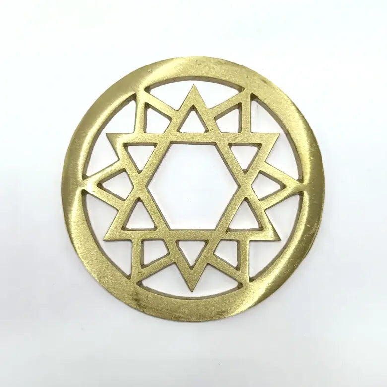 Brass Round Star For North-east Direction