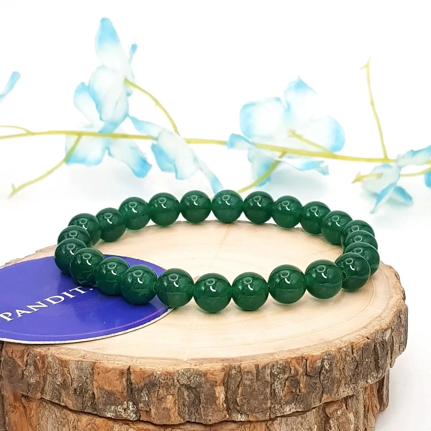 Green Onyx Bracelet - For Emotional Balance - Pandit.com