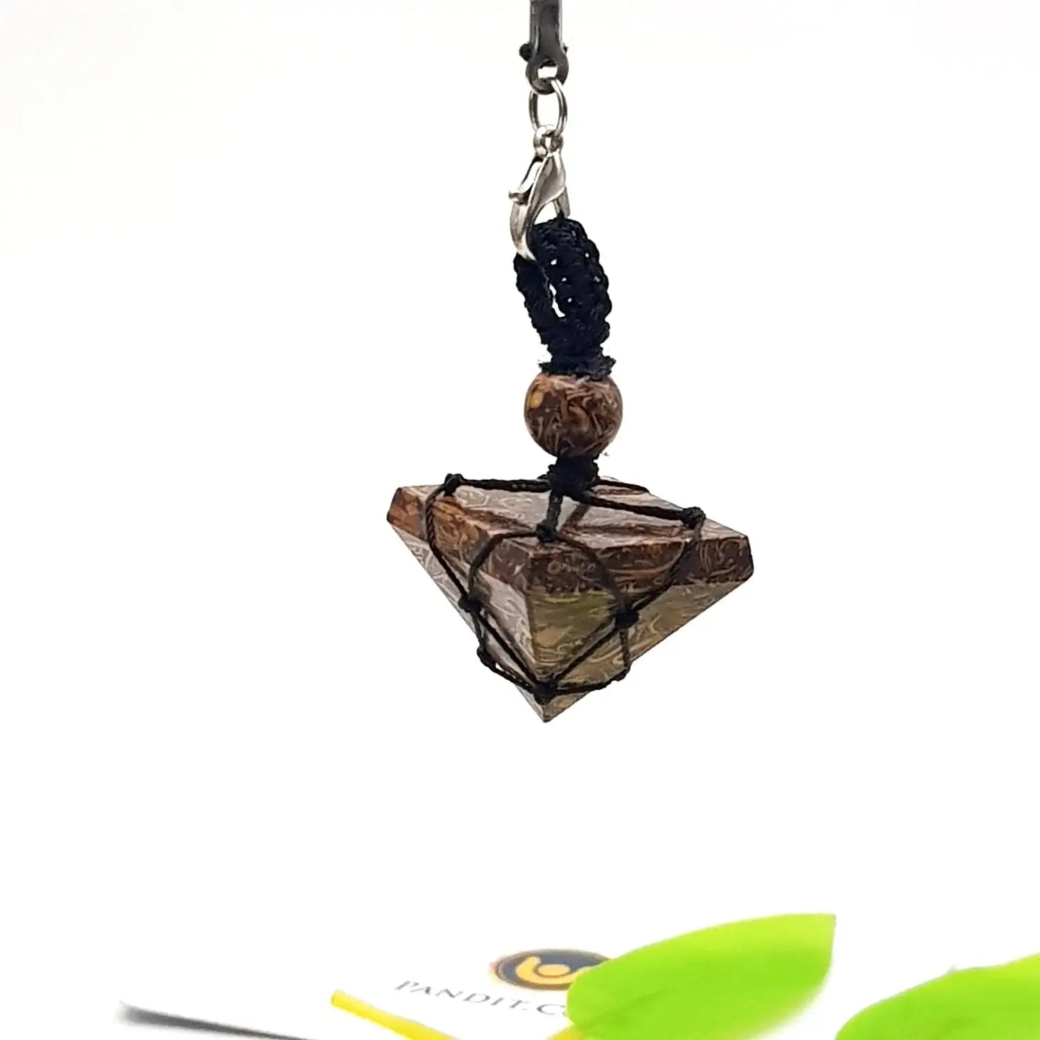 Mariam Jasper Pyramid Pendant - Pandit.com