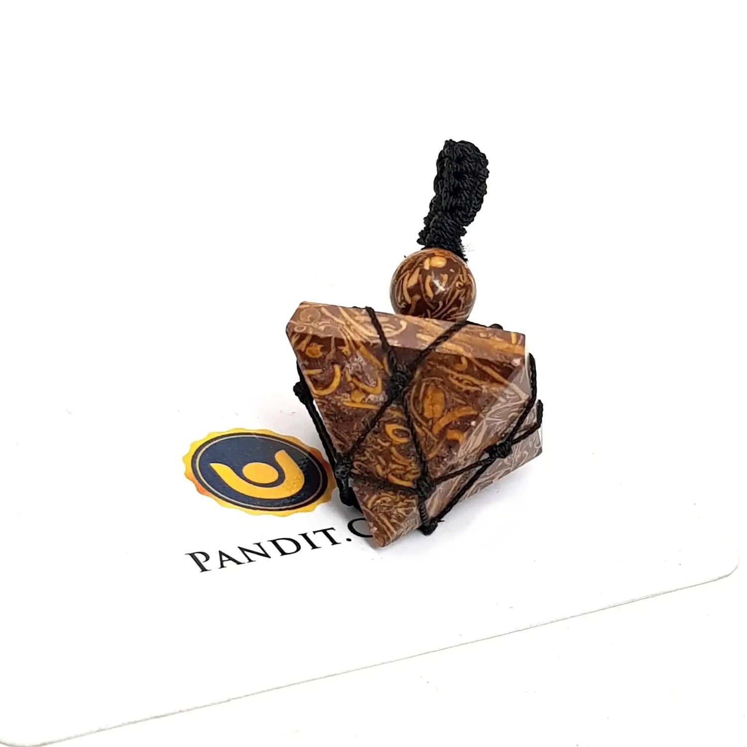 Mariam Jasper Pyramid Pendant - Pandit.com