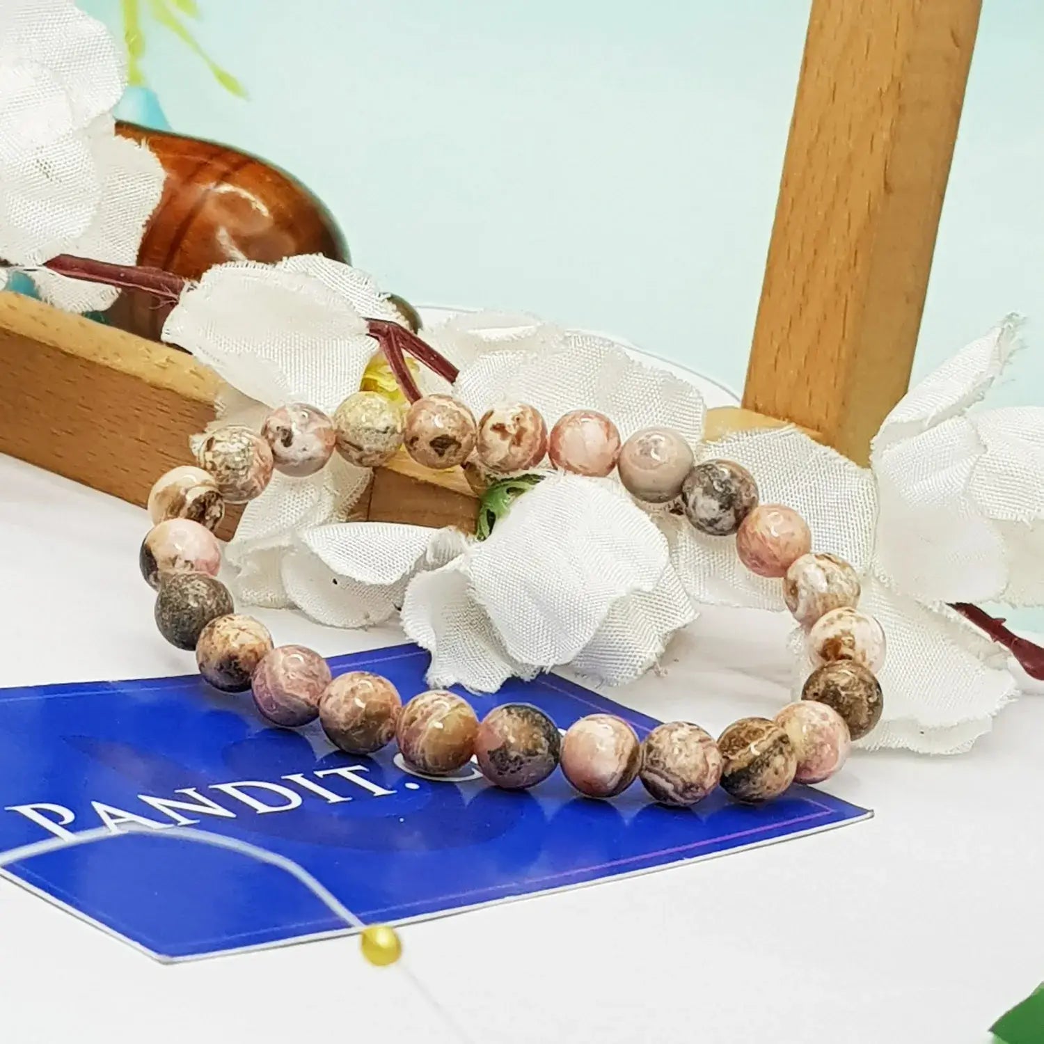 Rhodochrosite Bracelet - To Heal Love Life - Pandit.com
