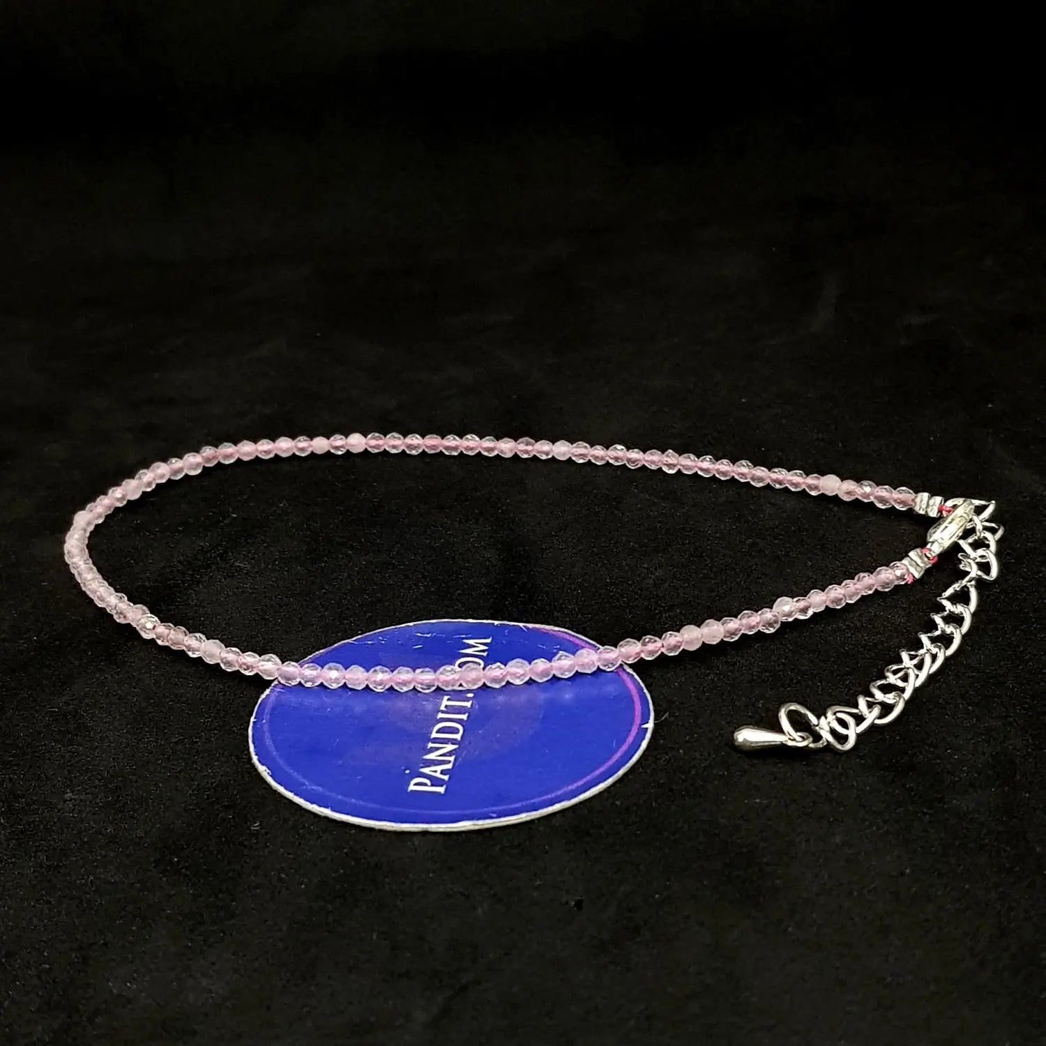 Rose Quartz Anklet - Pandit.com