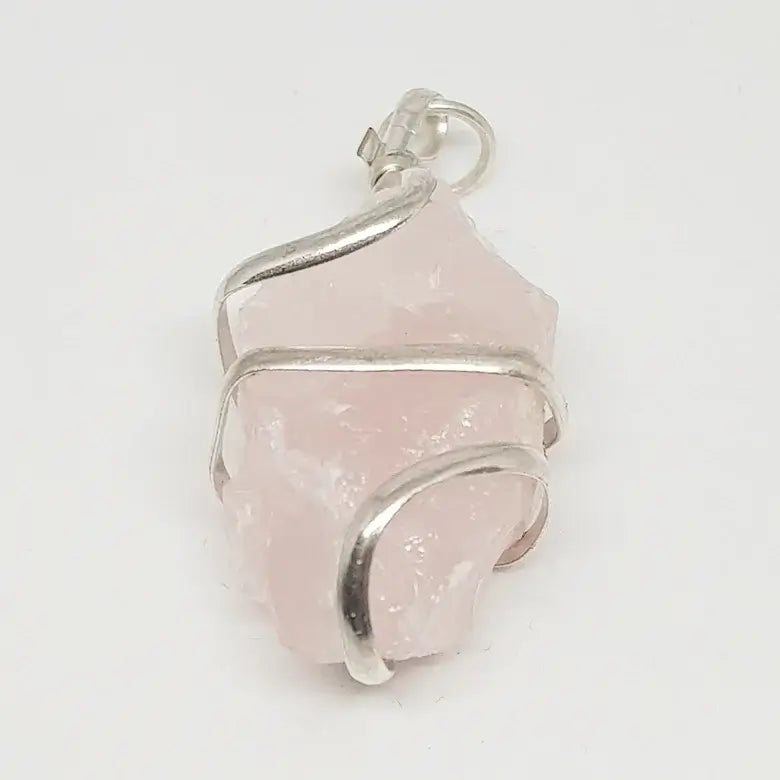Rose Quartz Spiral Pendant – Pandit.com