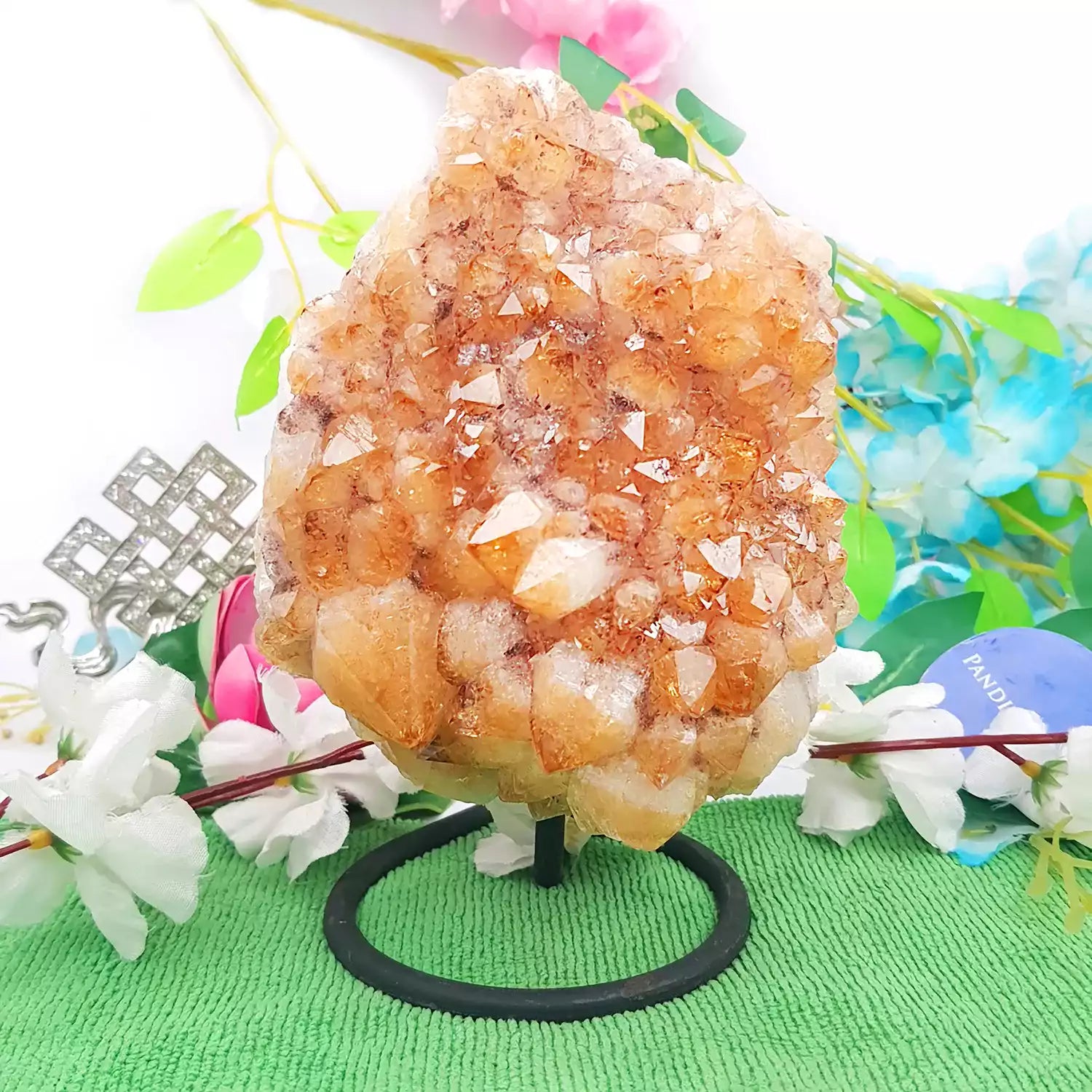 Yellow Citrine Cluster Geode - For Confidence - Pandit.com